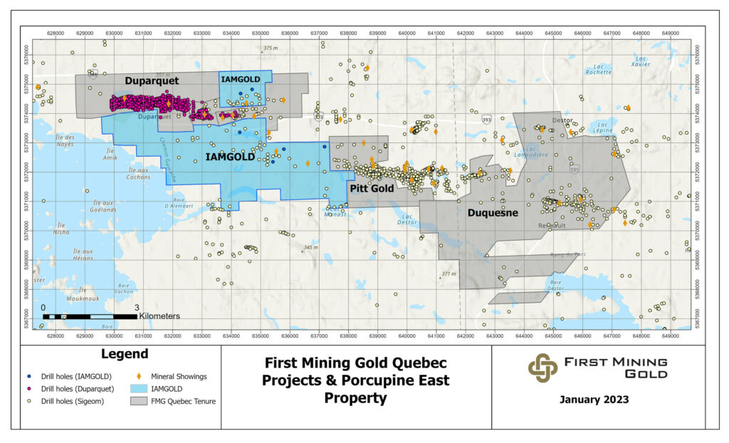 First Mining Gold poursuit son acquisition de la mine d'or Duparquet en Abitibi - Mines d'Or ...